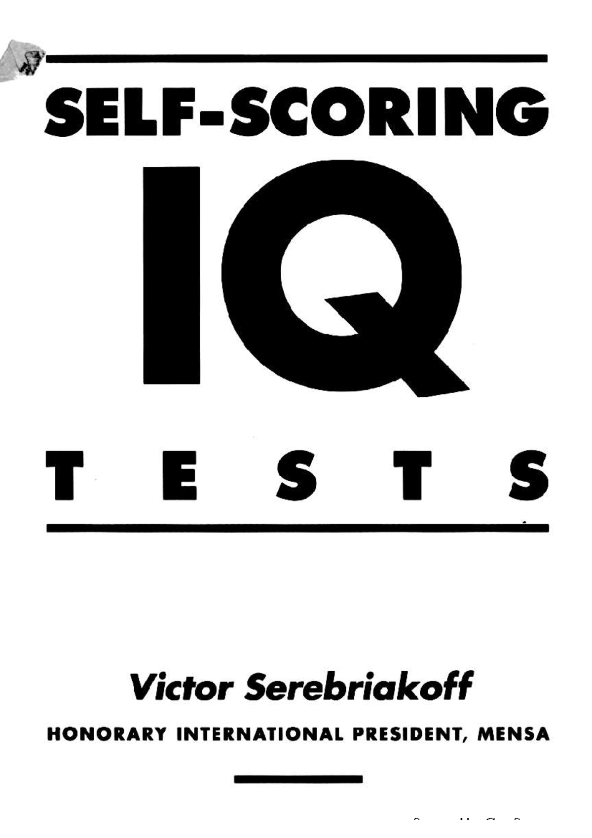 Self-Scoring IQ Tests: Study Guide and Practice for Insight - Studocu