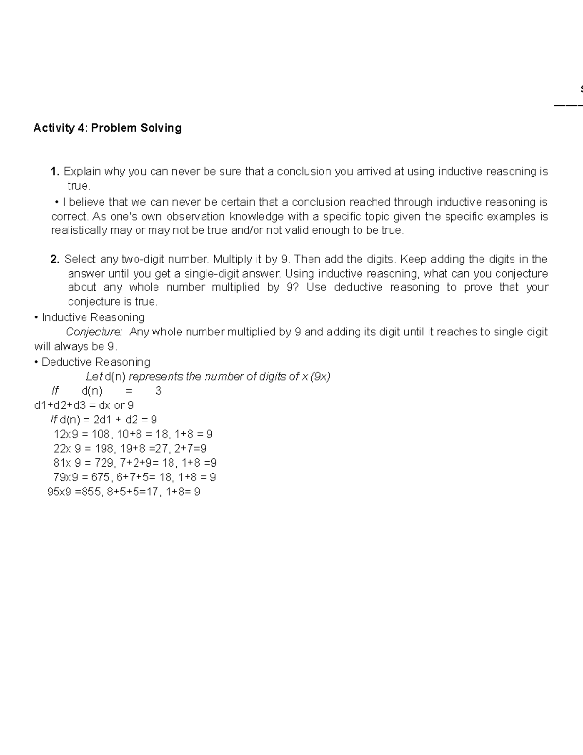 Deductive & Inductive Reasoning - Mathematics in the Modern World - PUP ...