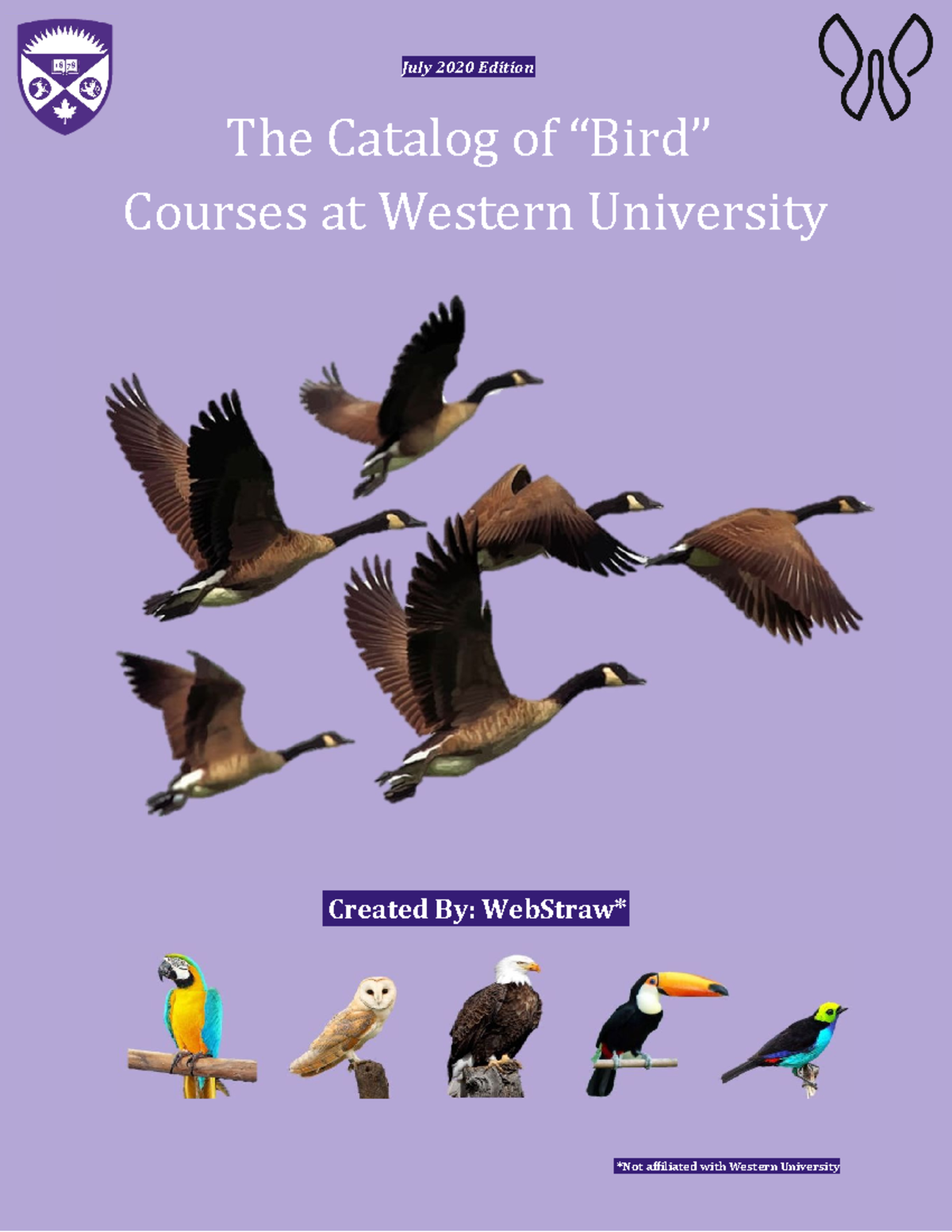 The Ultimate Guide to Bird Courses at Western University (2020) - Studocu