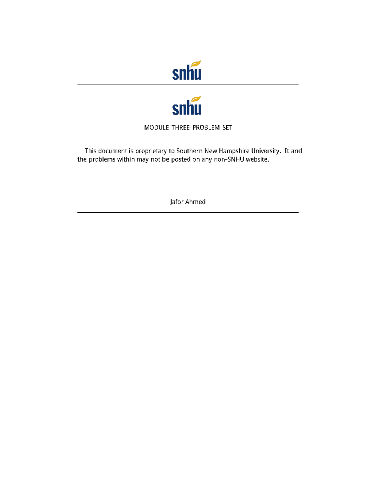 Module-3 Assignment: Problem Set Solutions Using TeXstudio - Studocu