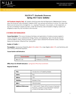 Math 447 SP24 - Syllabus - MATH 447: Applied Time Series Analysis ...