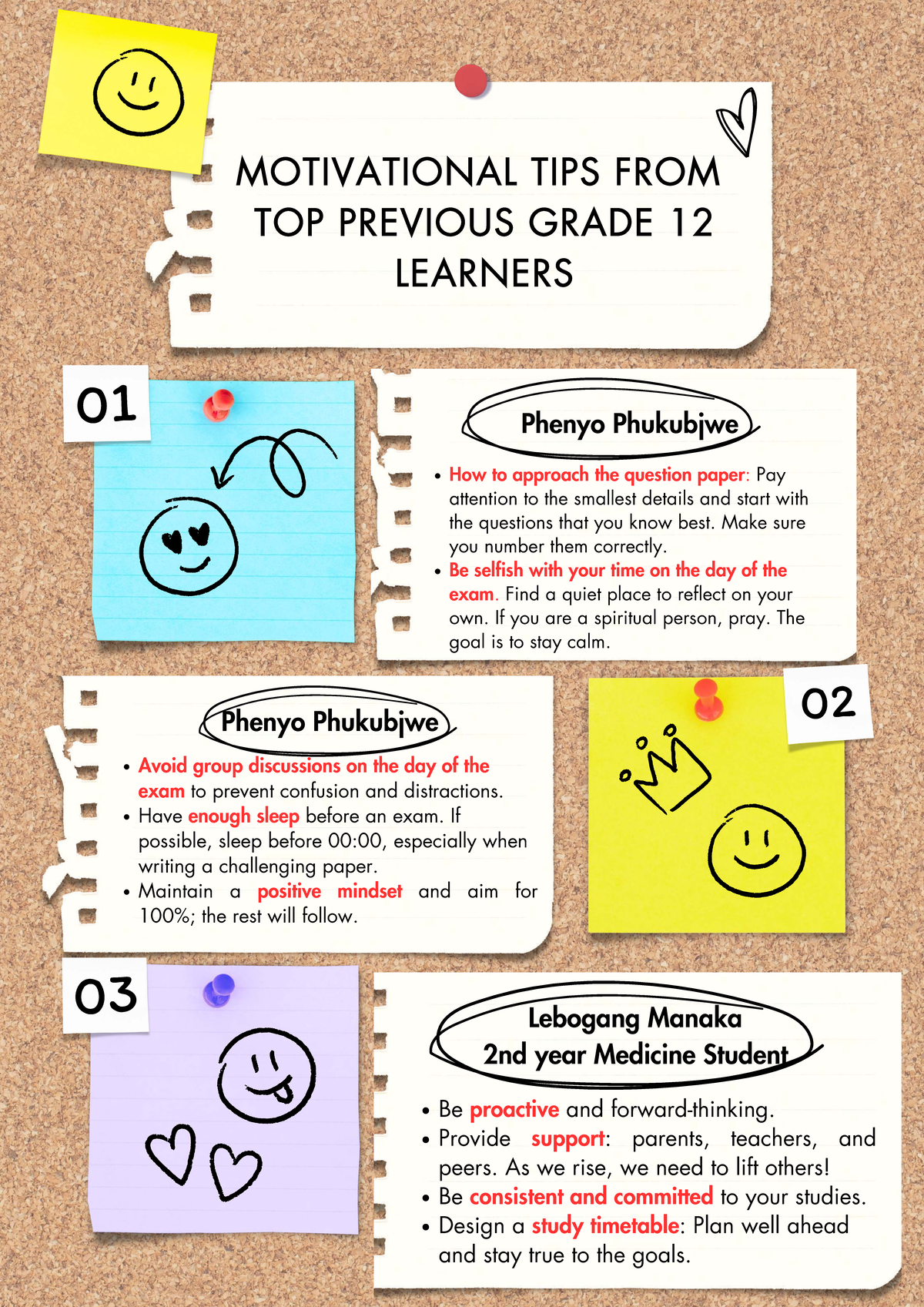 Principles from Top Grade 12 Learners: Motivational Tips - Studocu