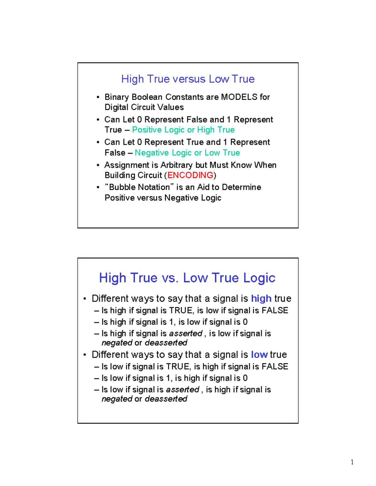 Boolean Logic Circuit Design and Implementation Techniques (ENGR 101 ...