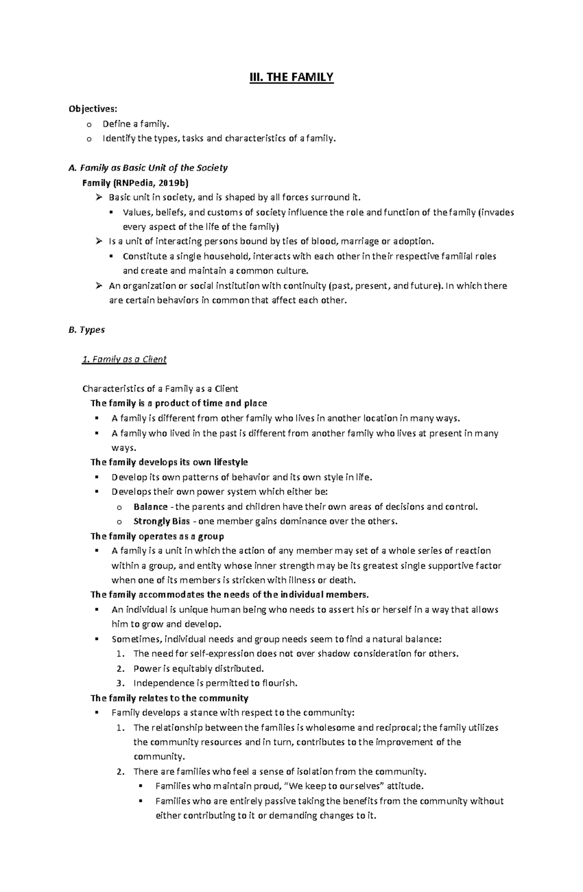 Chapter 3 - The Family: Understanding Types, Roles, and Dynamics - Studocu