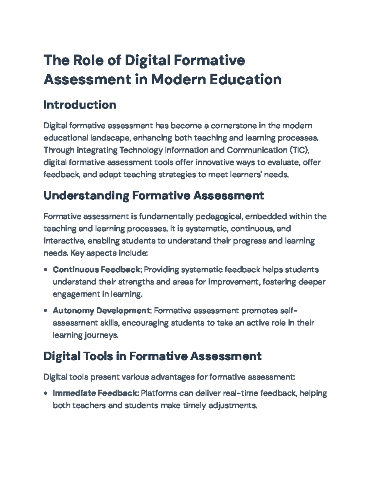 Digital Formative Assessment in Education: Strategies & Tools Overview ...