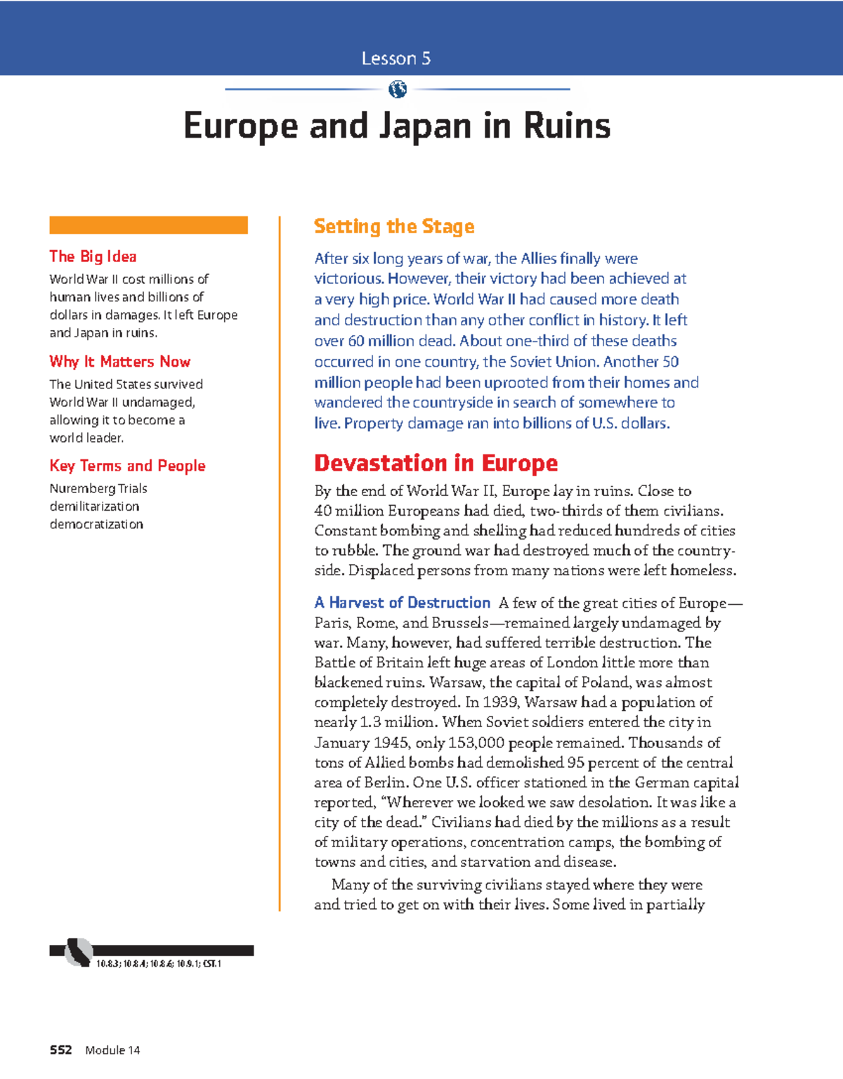 Final Exam Study Guide ABC123: Impact of WWII on Europe & Japan - Studocu