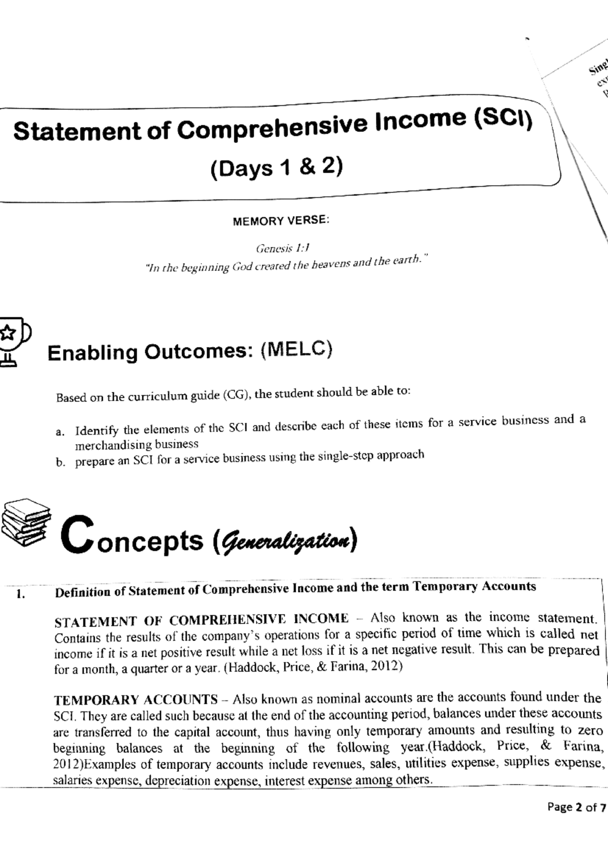 Comprehensive Income Statement Analysis for Financial Reporting - Studocu