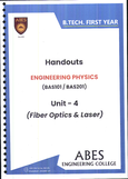 B TECH Engineering physics I - BAS101 - AKTU - Studocu