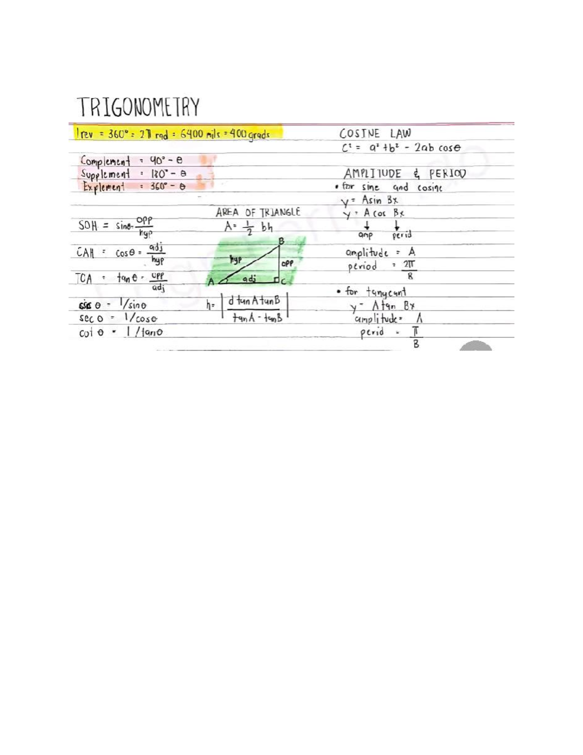 Document 5 - Ssdd - Electrical Engineering - TRIGONOMETRY I rev 211 rad ...