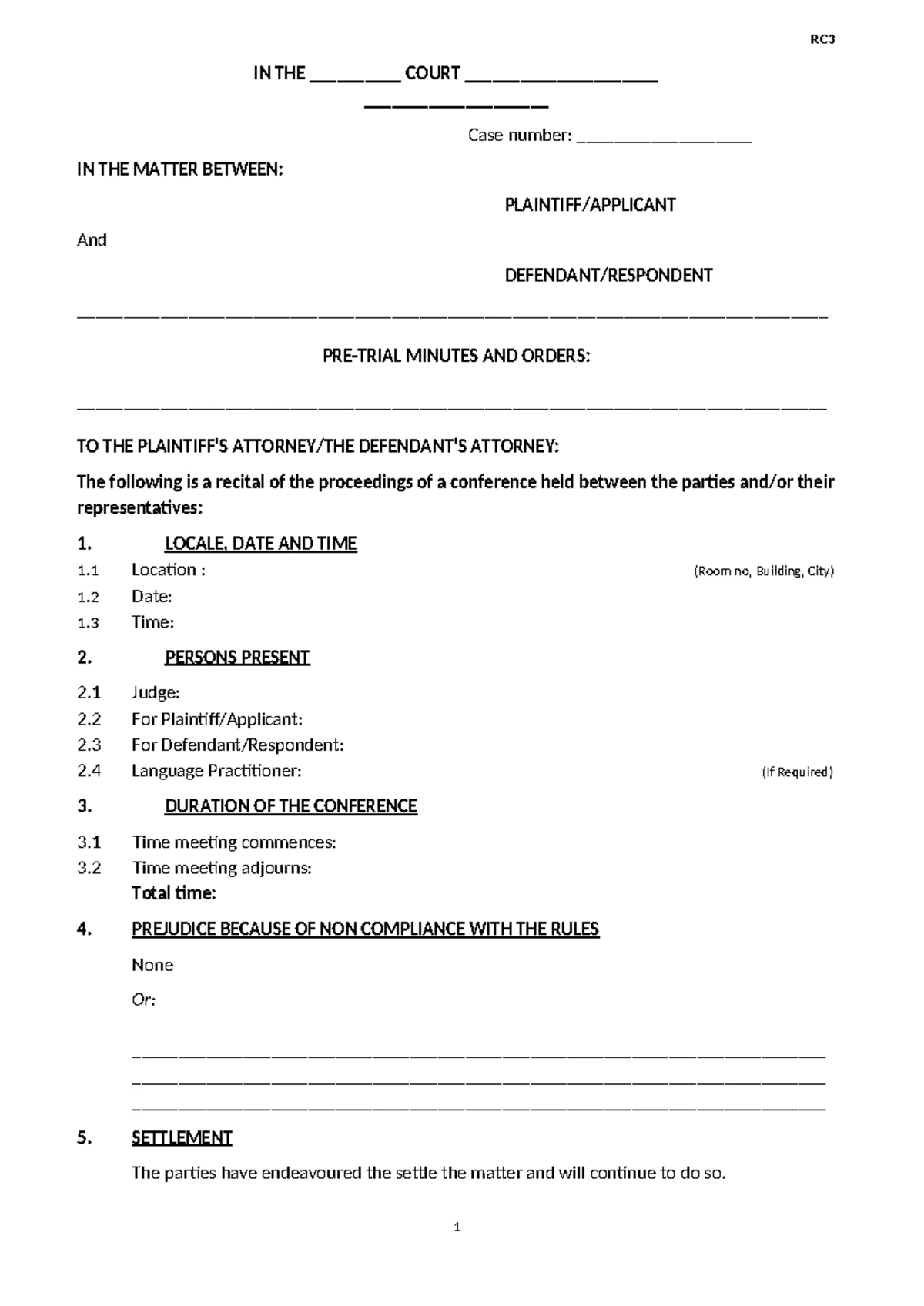 CPRA 041 Lecture Notes: Chapter 06 - Drafting Statements of Claim - Studocu