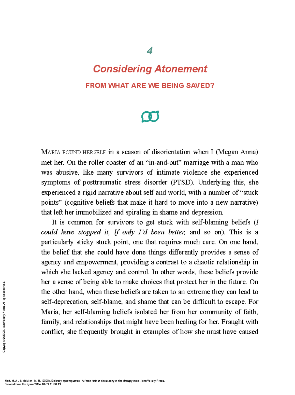 Integrating Atonement Theology: A Christian Perspective on Healing ...