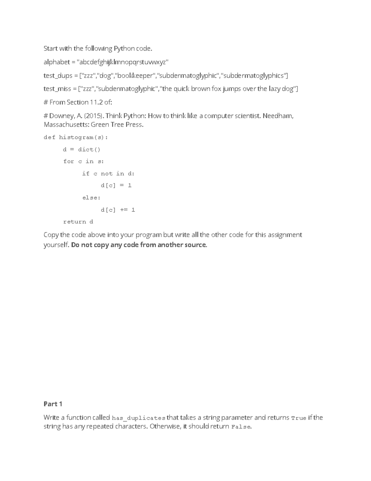 Programming Assignment Unit 7 PF - Start with the following Python code ... Programming Assignment Unit 7 PF - Start with the following Python code ...