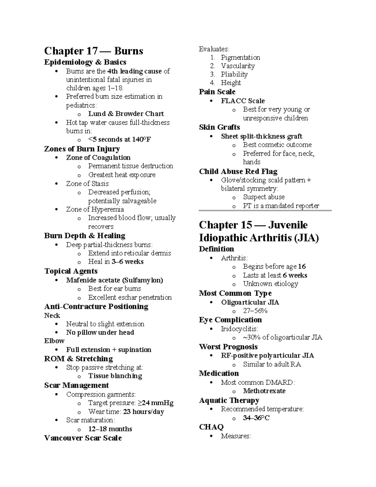 Chapter 17 Burns & Pediatric Epidemiology: Key Concepts & Insights ...