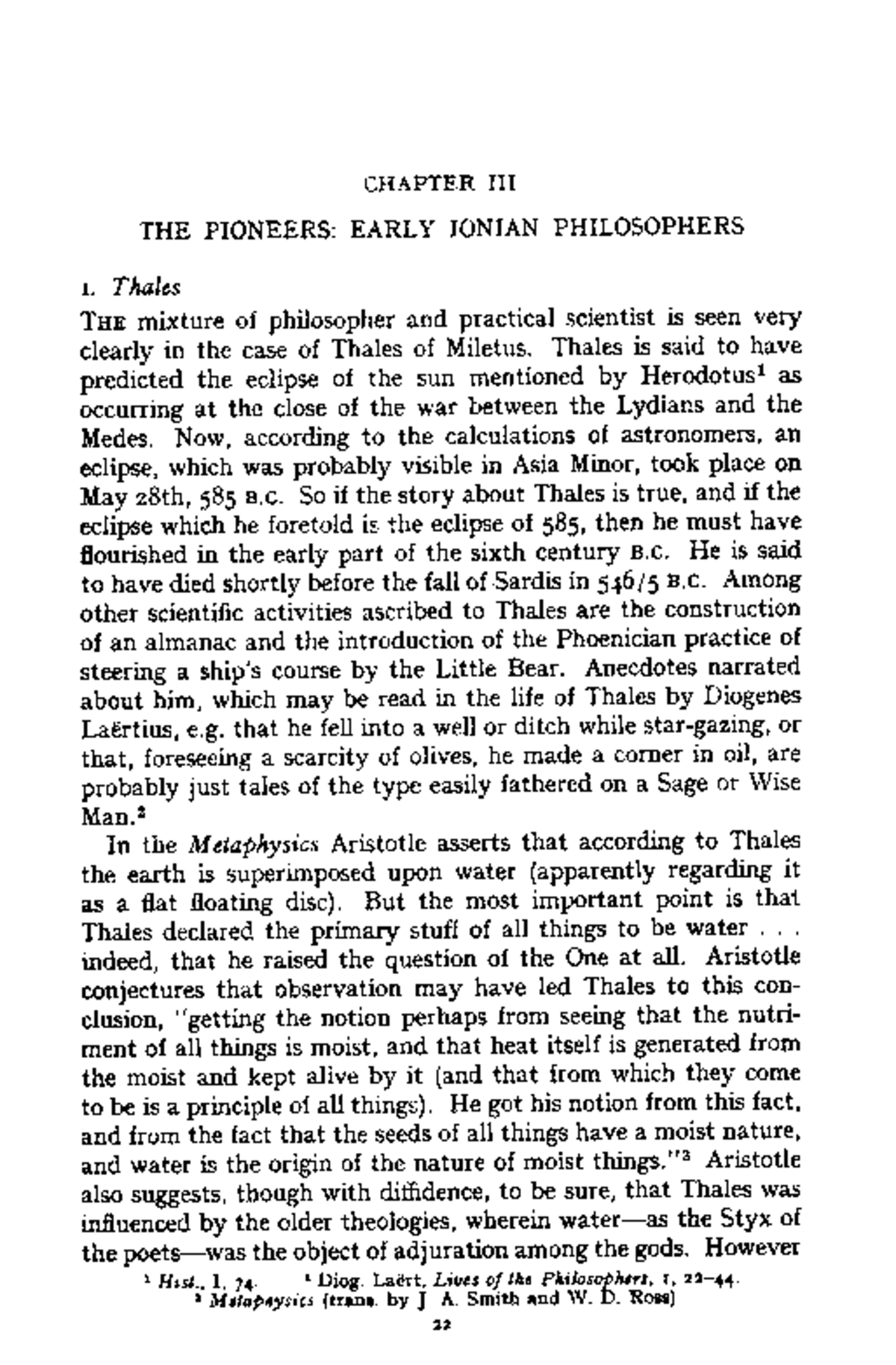 PHIL 101: Week 1 Reading - The Pioneers of Ionian Philosophy - Studocu