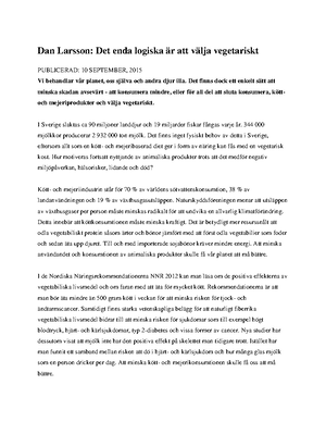 Jämförelse mellan svenska och engelska - Jämförelse mellan svenska och ...