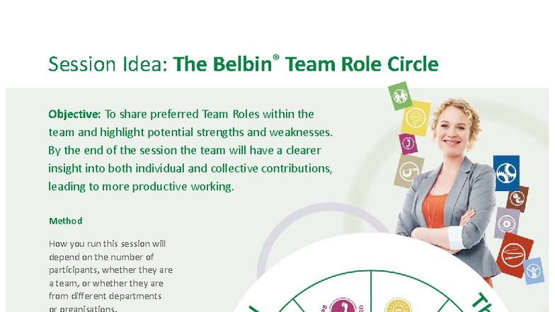 Belbin Team Roles Exercise: Insights & Action Points - Studocu