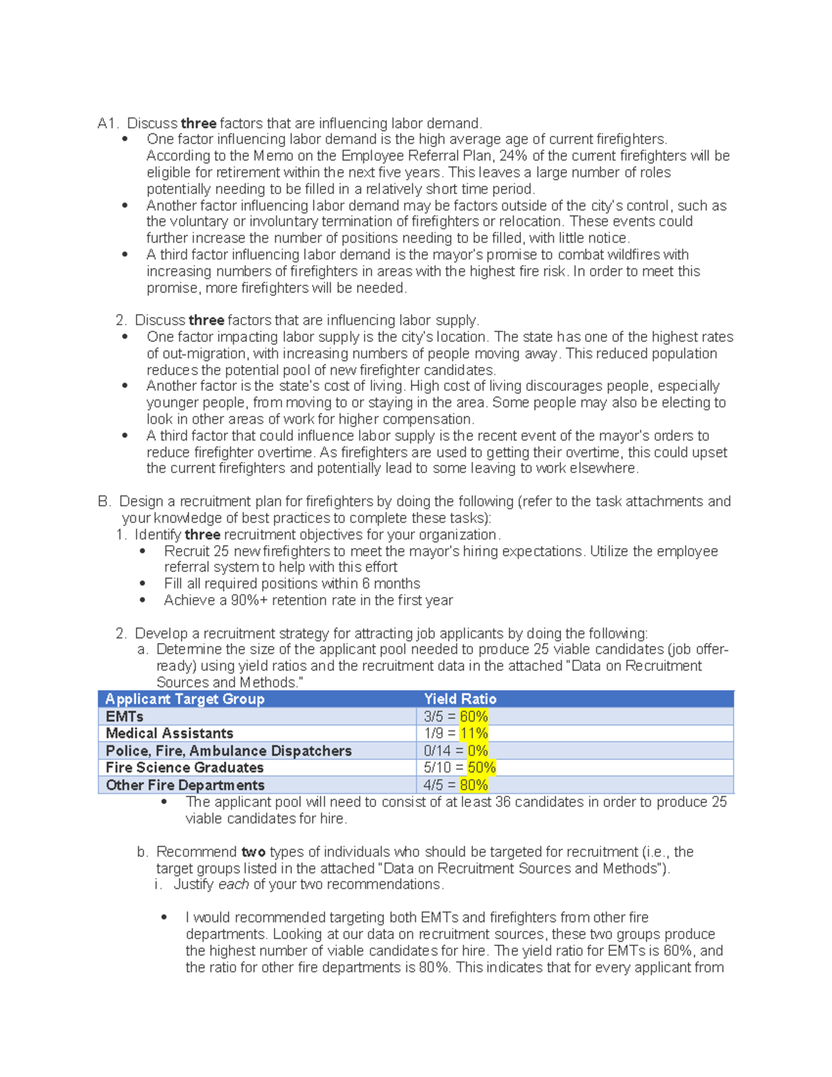C234 Task 1 Assignment - A1. Discuss three factors that are influencing ...