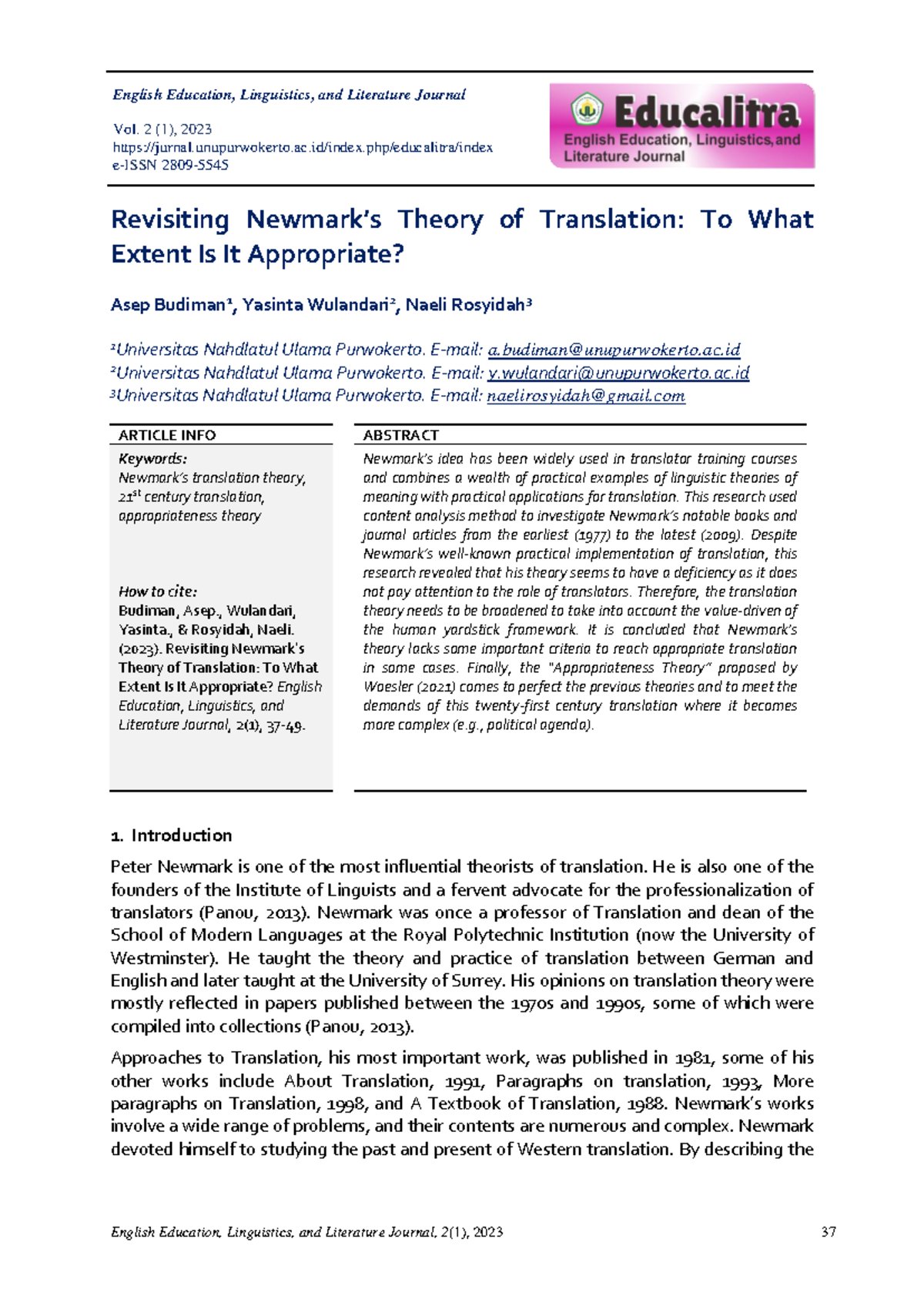 107-Article Text-778-1-10-20230128 - Revisiting Newmark’s Theory of ...