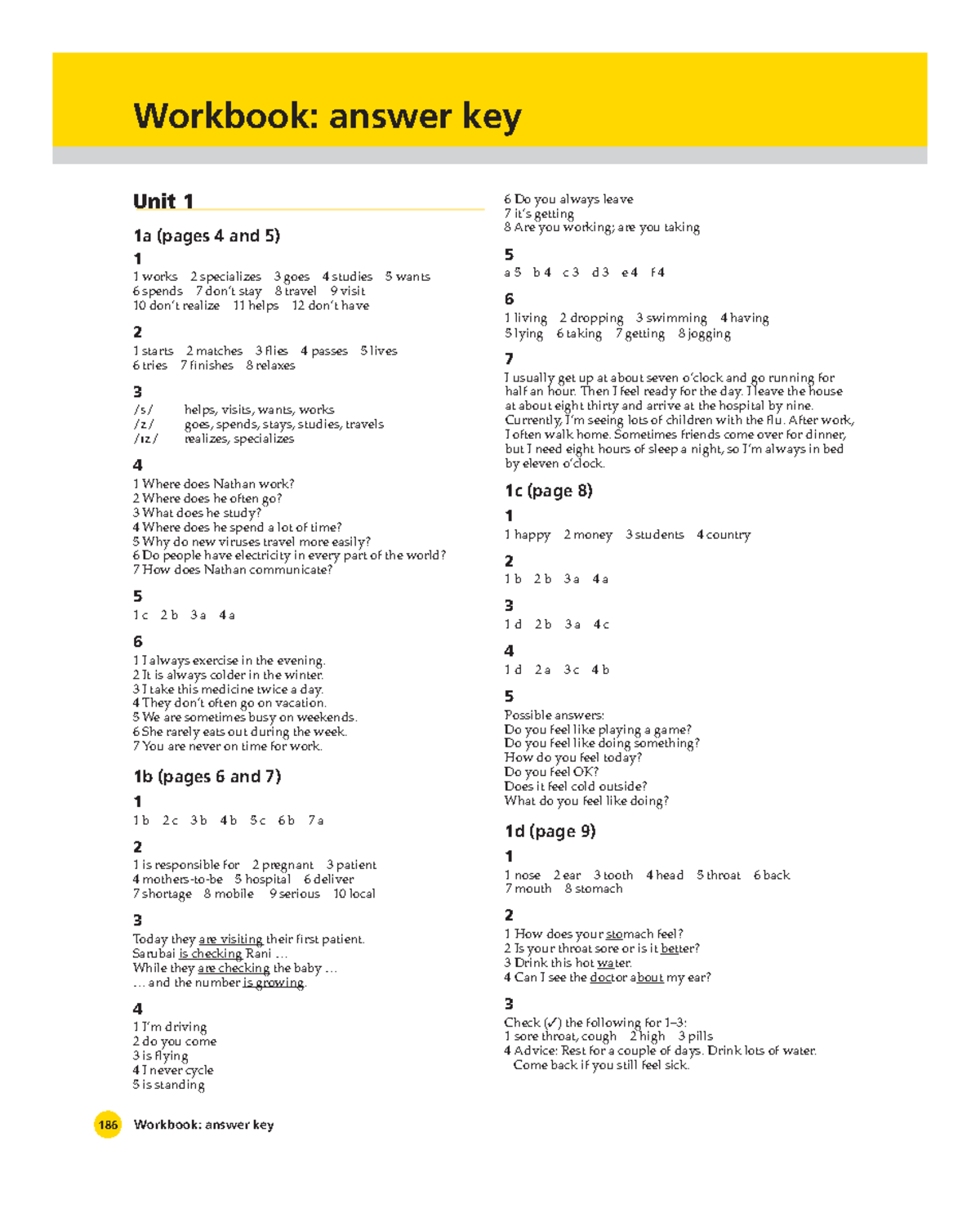 Life 2e Am E WB3 Workbook Answer Key Overview and Exercises - Studocu