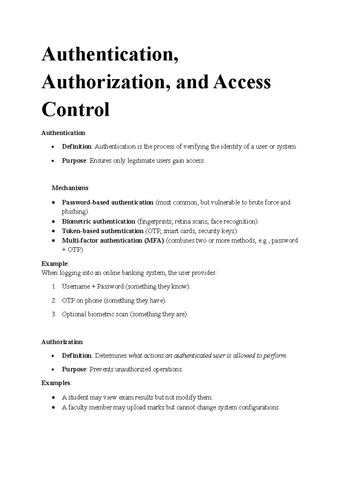 DBMS 101: Authentication, Authorization, and Access Control Overview ...