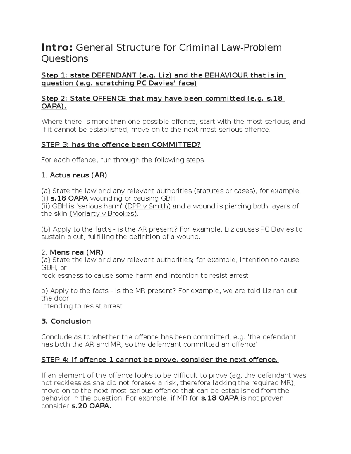 Drug Offences Chart: Misuse of Drugs Act 1971 Overview and Case Law - Studocu