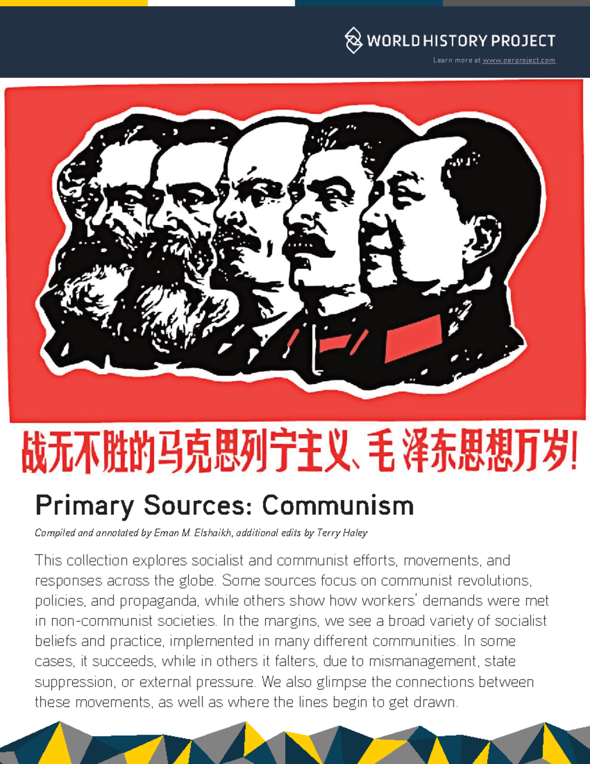 Cold War Communism Primary Sources - Primary Sources: Communism ...