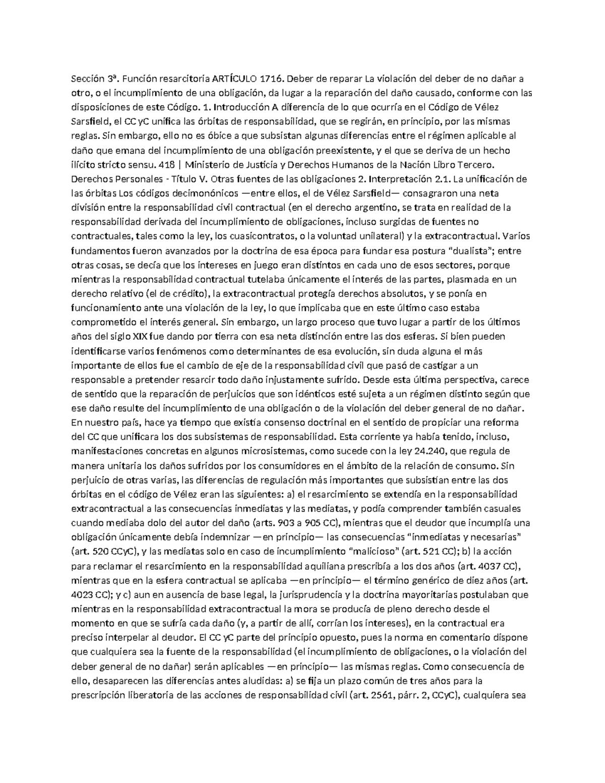 Artículos del Código Civil y Comercial para Actividad 1 - CCyC - Studocu