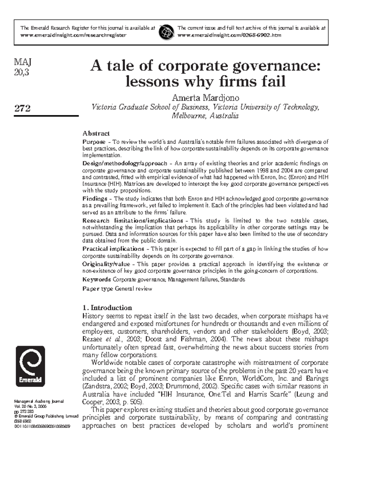 Chap1-Enron - Class material for preparation - A tale of corporate ...