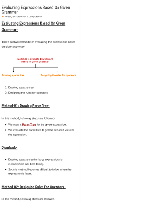 First and Follow Solved Examples Gate Vidyalay - Compiler Design First ...