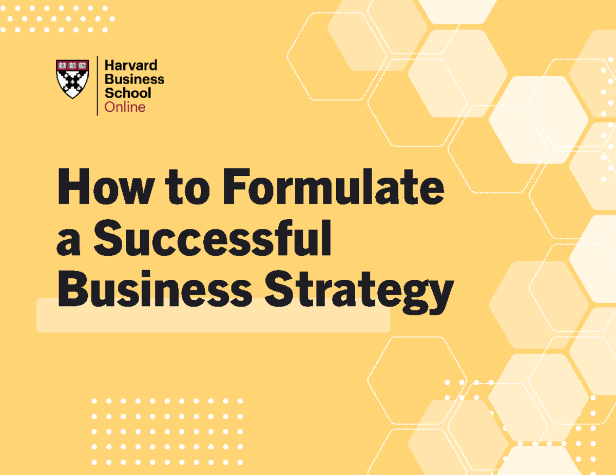 How to formulate successful business strategy - How to Formulate a ...