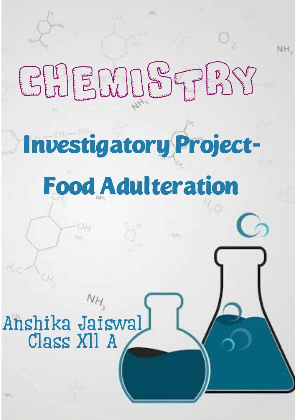 Chemistry Investigatory Project 2 - CHEMISTRY INVESTIGATORY PROJECT ...