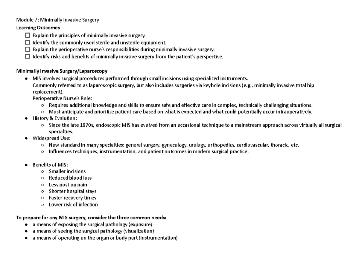 NSPO 7250 Module 11 - exam prep - Module 11 Learning Outcomes Identify ...