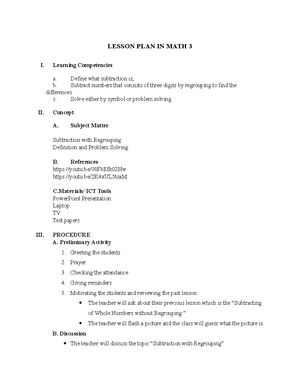 DLP MATH 5 ( Percent) - A detailed lesson plan in mathematics 5 ...