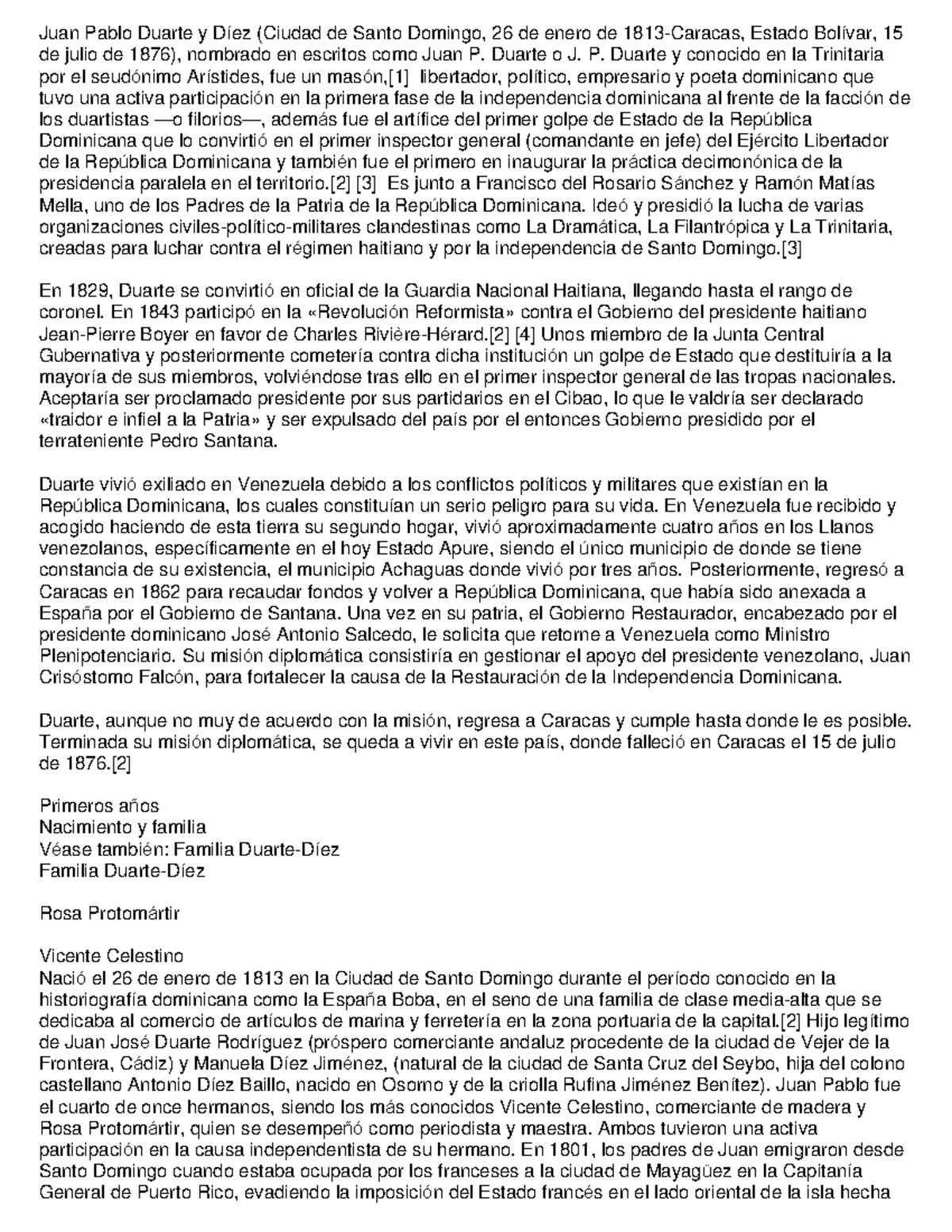 Juan Pablo Duarte y Díez: vida y legado del padre de la patria ...