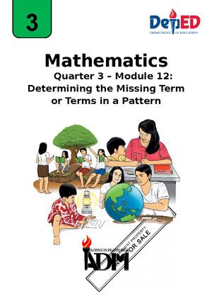 Math3 Q3 Module 11 - Grade 3 Math Mod. 11 - Mathematics Quarter 3 ...