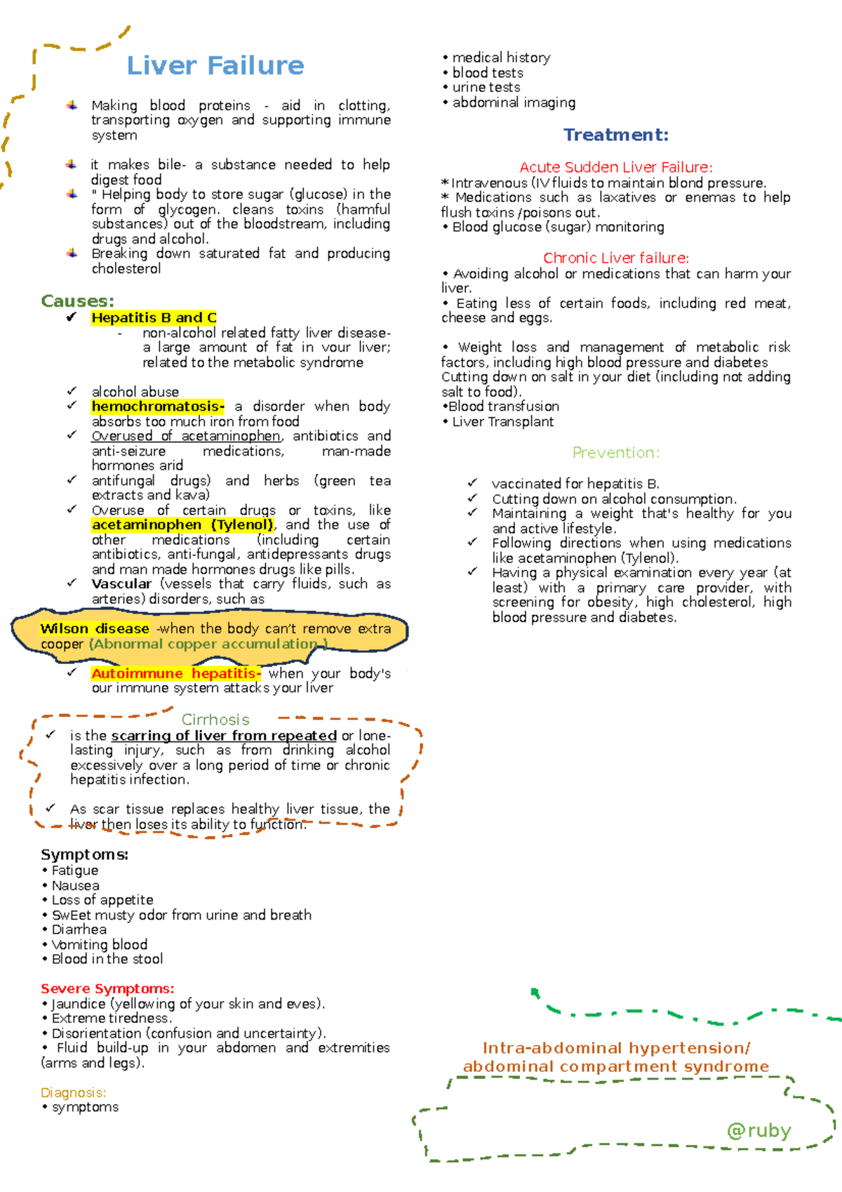 Liver Failure - Liver Failure Making blood proteins - aid in clotting ...