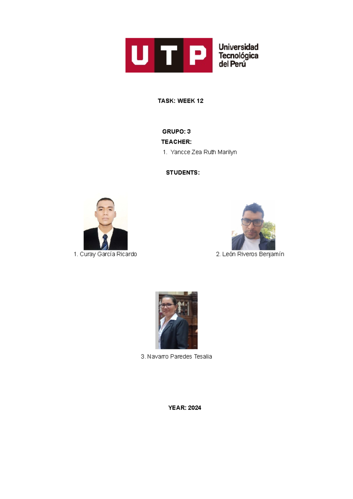 Homework Week 12: Daily Routine by Group 03 - Studocu