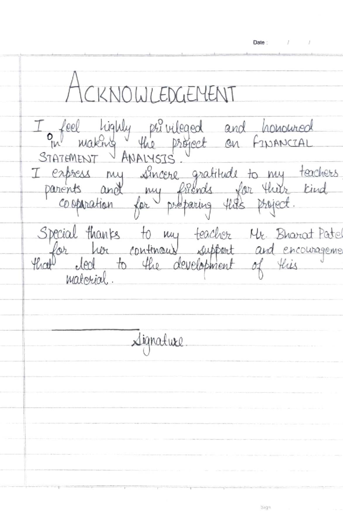 Financial Statement Analysis Project (FIN 101) - Studocu