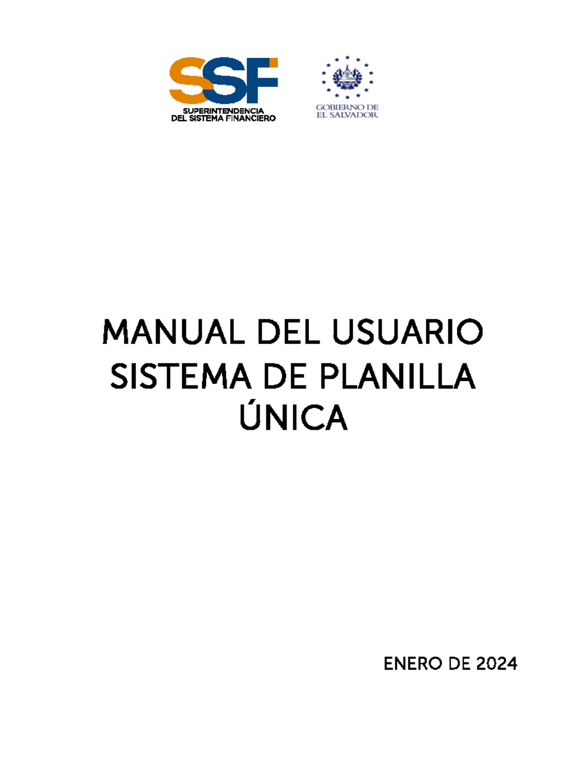 Manual del Usuario del Sistema de Planilla Única SPU - 2024 - Studocu