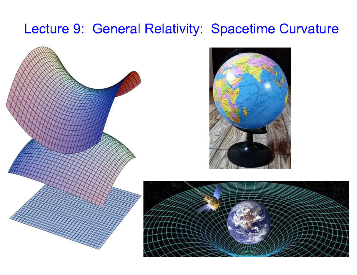 Lecture 9: General Relativity and Spacetime Curvature (Lec09_GR3 ...