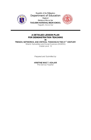 TNCT Q4 Module 1 - abcd - i 11 Trends, Networks, and Critical Thinking ...
