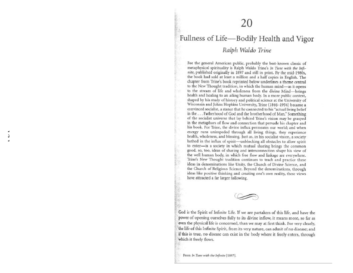 Fullness of Health and Vigor: Insights from Ralph Waldo Trine's Work ...