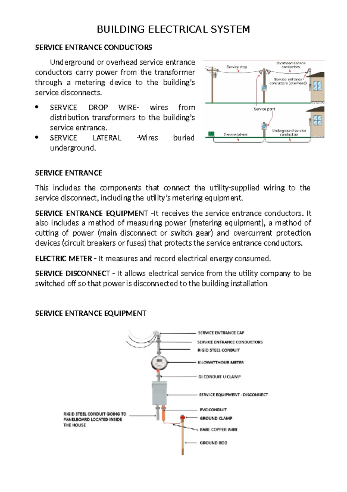 Electrical Energy Notes (Course Code: EE101) - Lessons 1-3 Overview ...