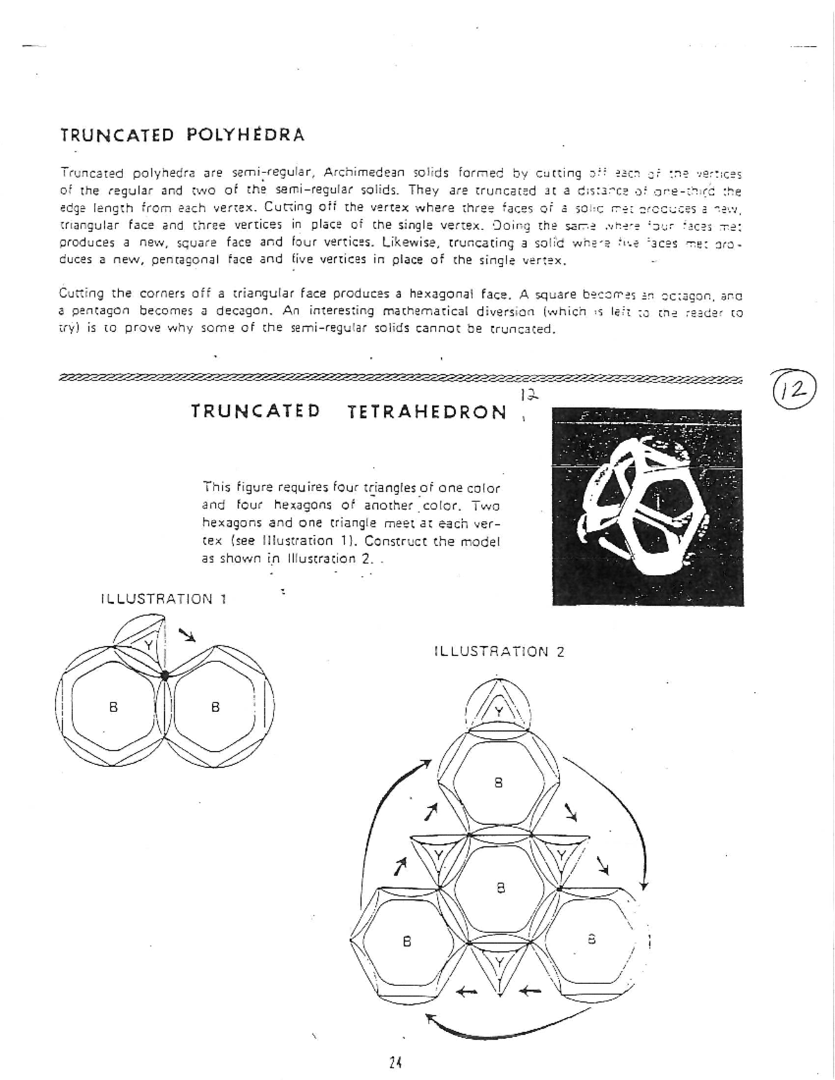 TRUNCATED POLYHÉDRA: A Study of Archimedean Solids #12 - Studocu