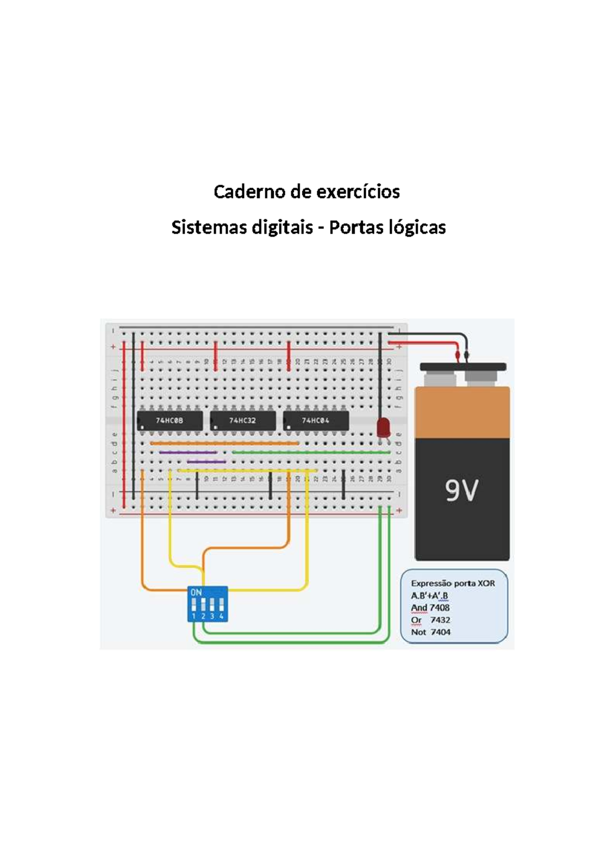 Manual SDv 2 - Exercícios Práticos em Sistemas Digitais - Studocu