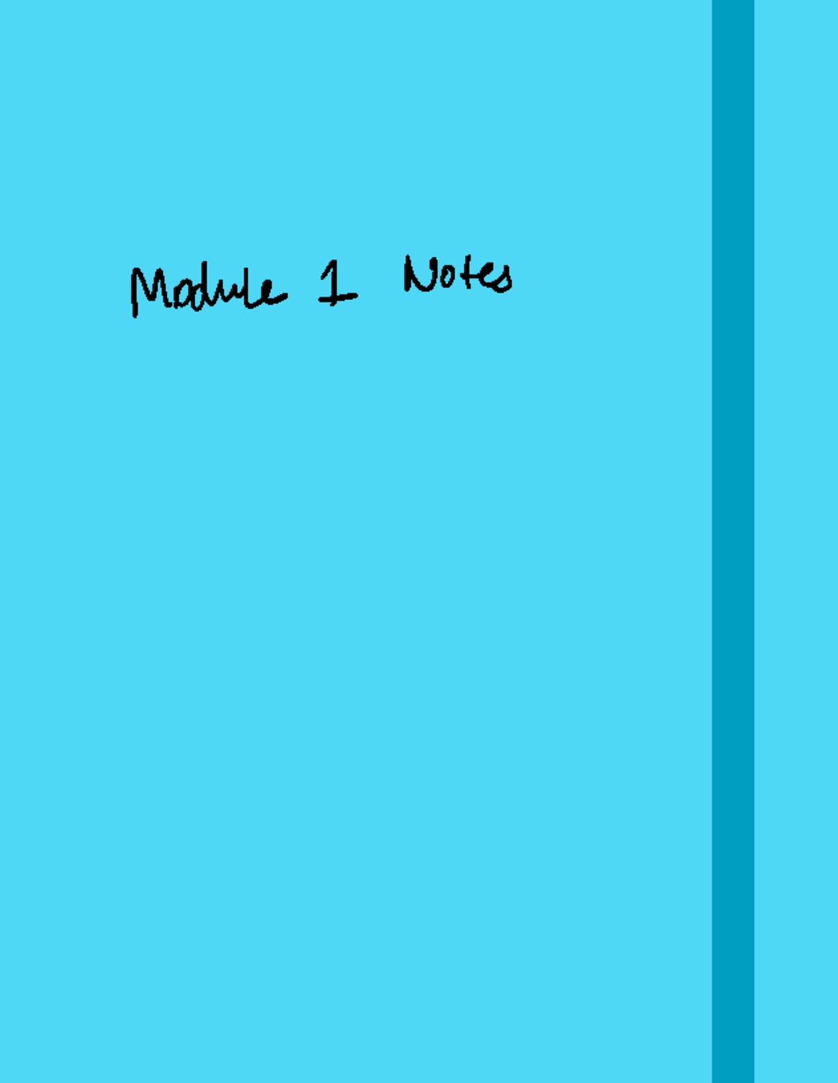 Module 1 Notes - Module 1 Notes Week 1 : Linear Equations 1 Systems of ...