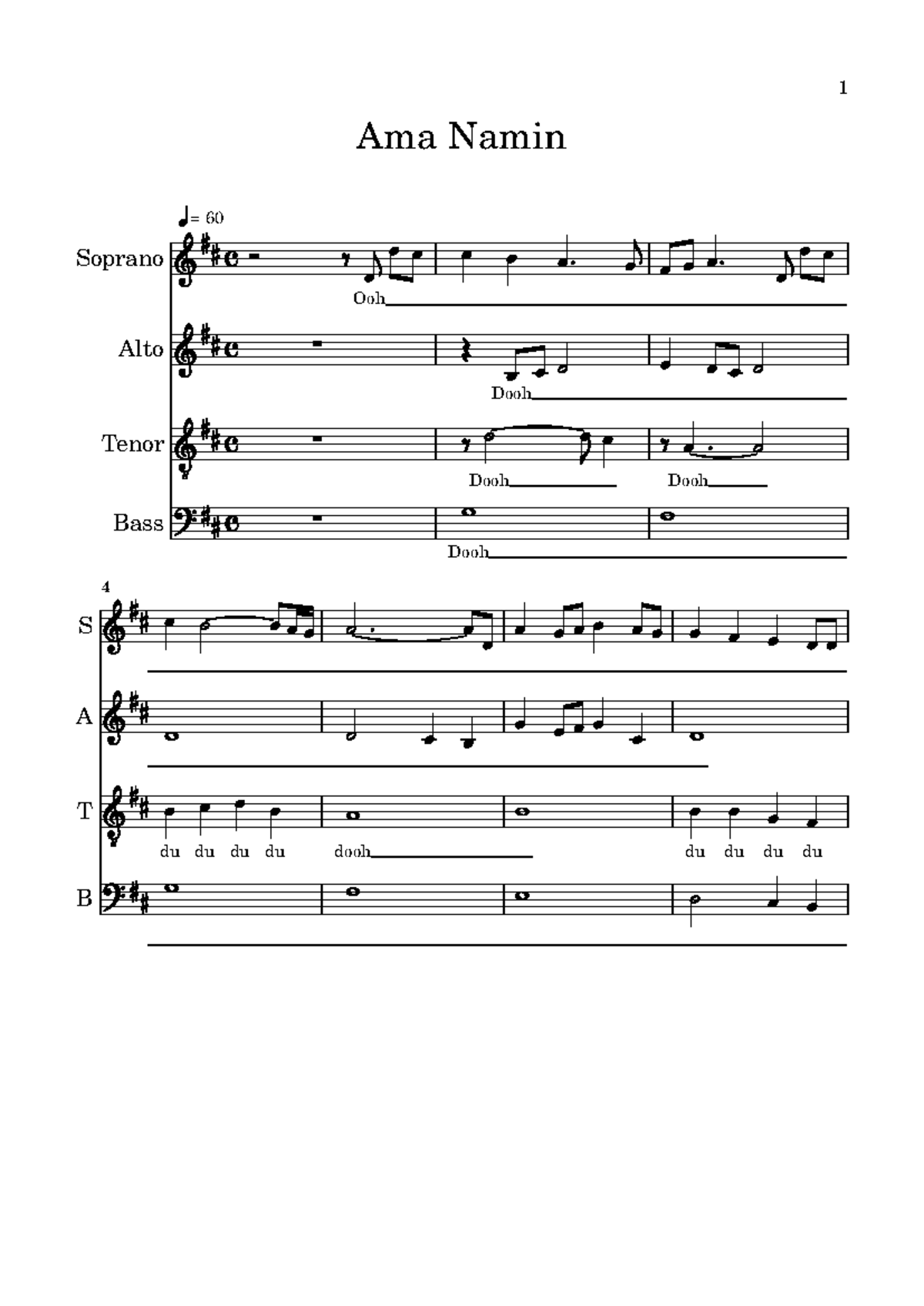 Ama-Namin (Music Notes) for SATB: Official Sheet Music Guide - Studocu