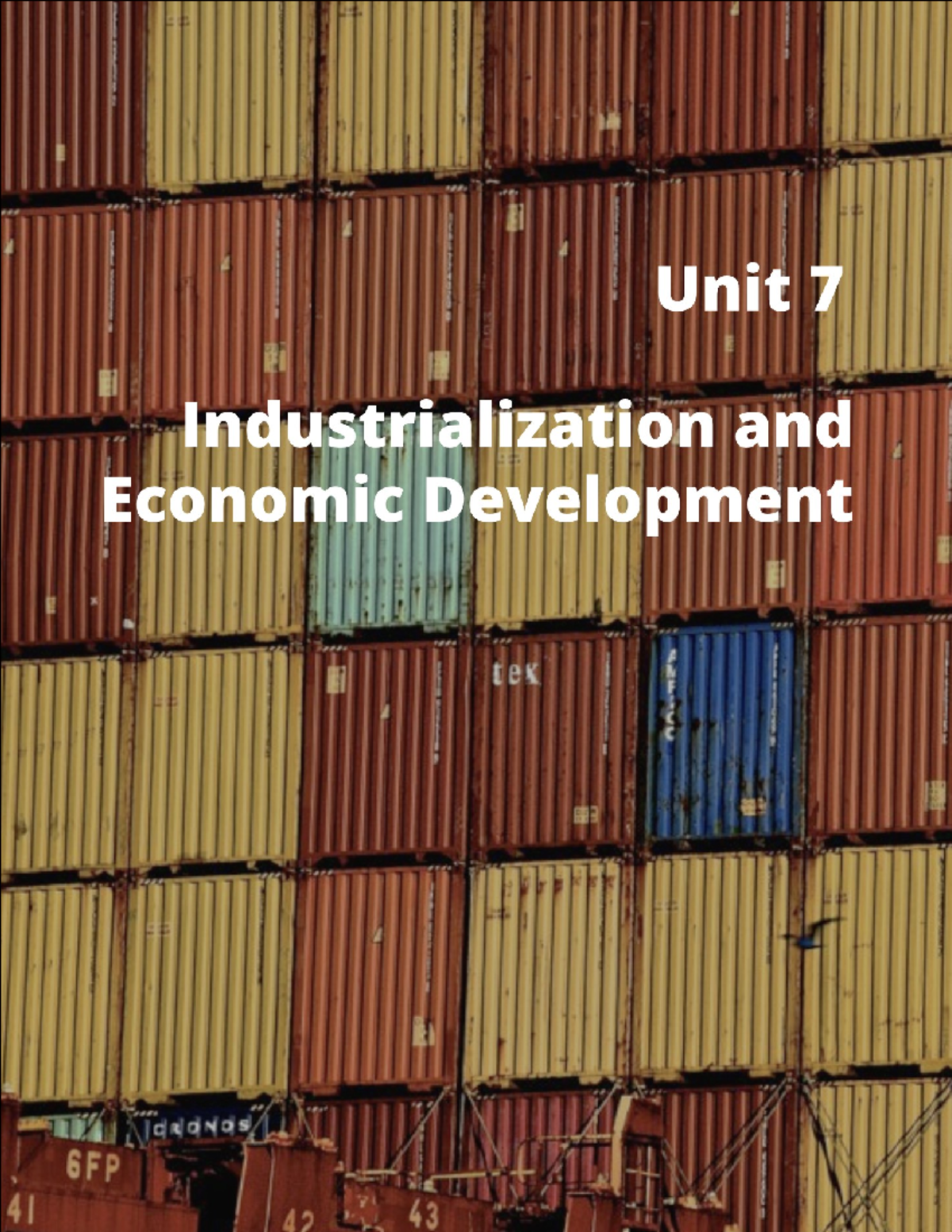 Unit 7 Study Guide: Economic Development - AP HUG - Studocu