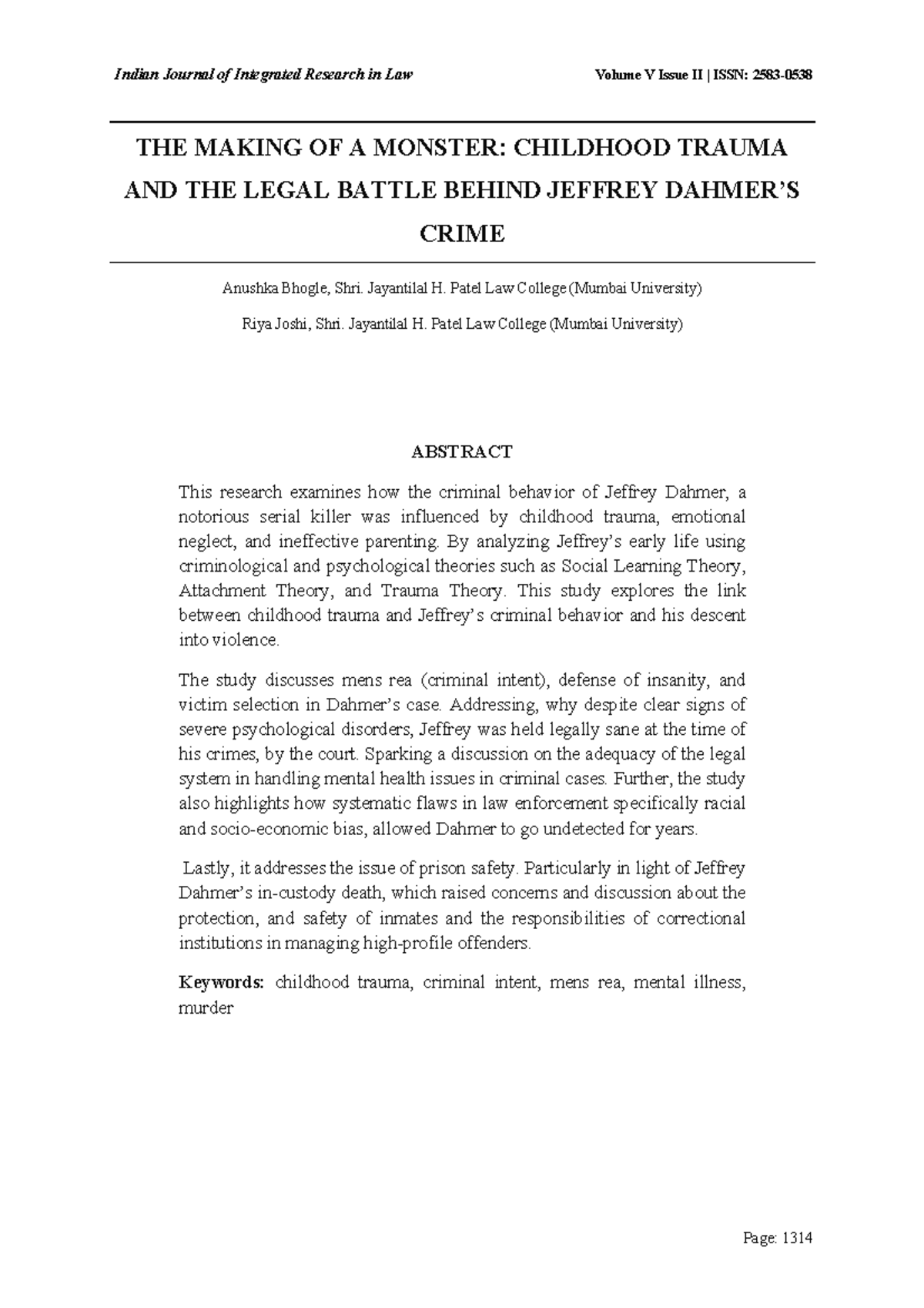 The Making of a Monster: Childhood Trauma & Legal Battle in Jeffrey ...