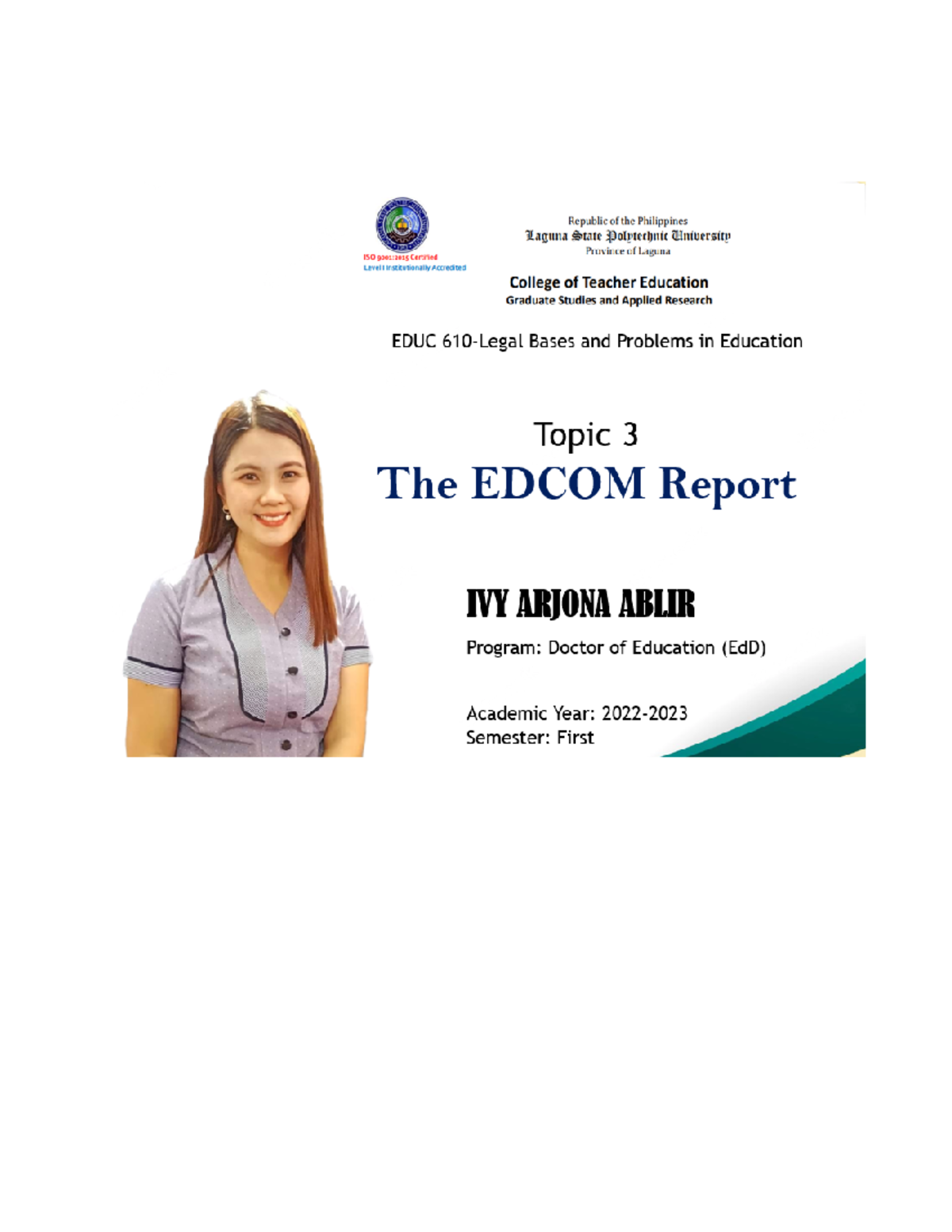 EDCOM Report 1994: Key Educational Reforms and Legislative Actions ...